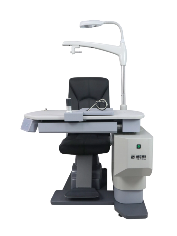PK-199A Premium Integrated Optometry Electric Table and Chair Set for ...