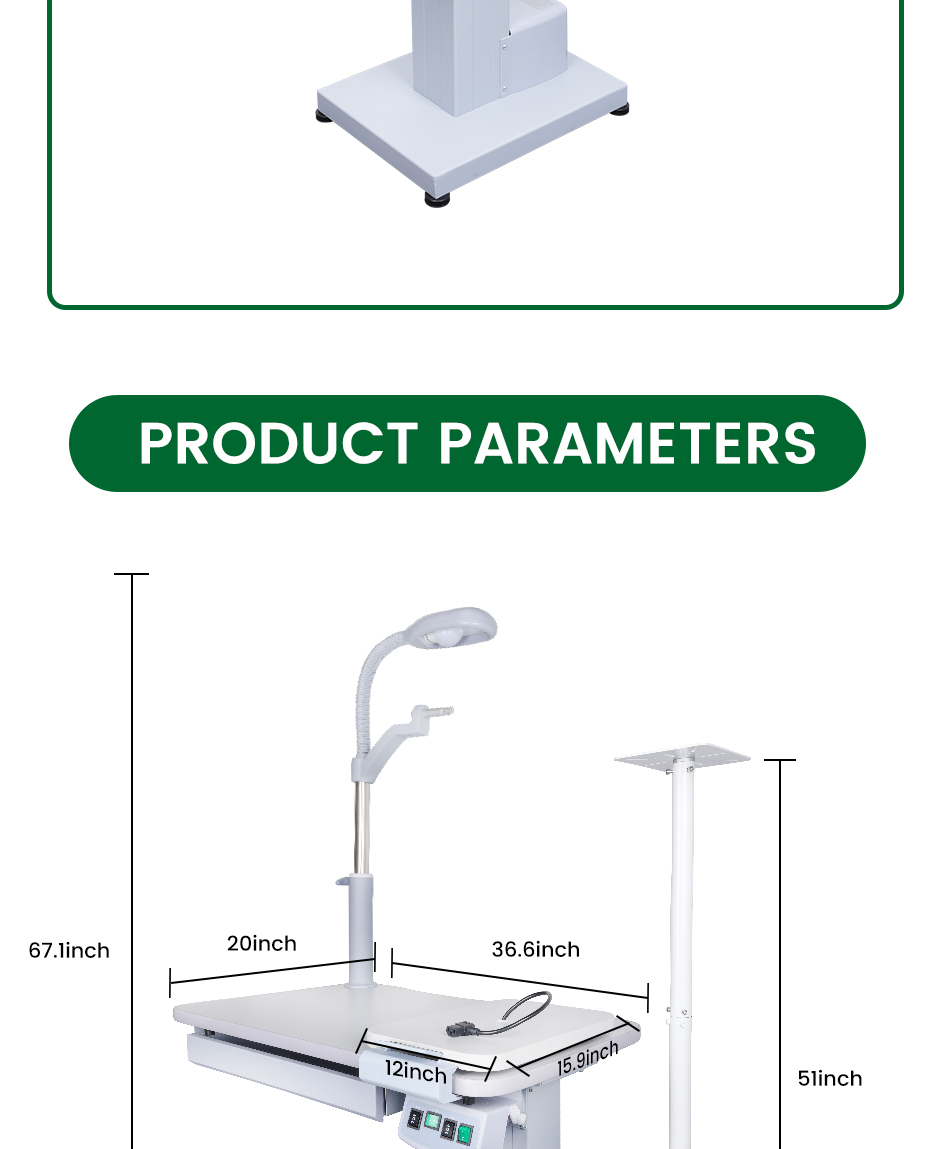 C-180A Economic Combined Table | Electric Ophthalmic Chair Unit for ...