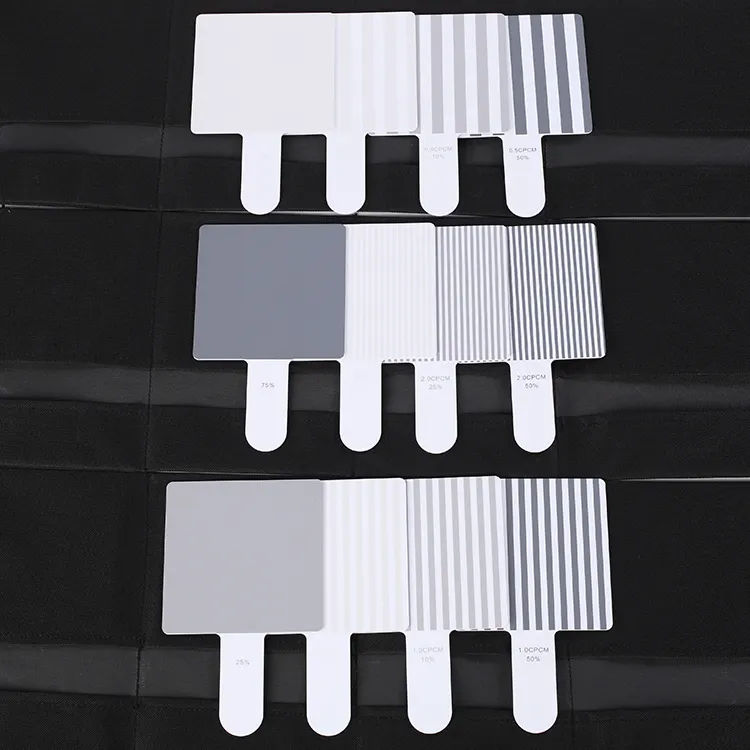 Sensitivity Vision Card For Visual Acuity Test