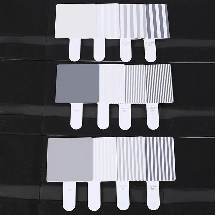 Sensitivity Vision Card For Visual Acuity Test