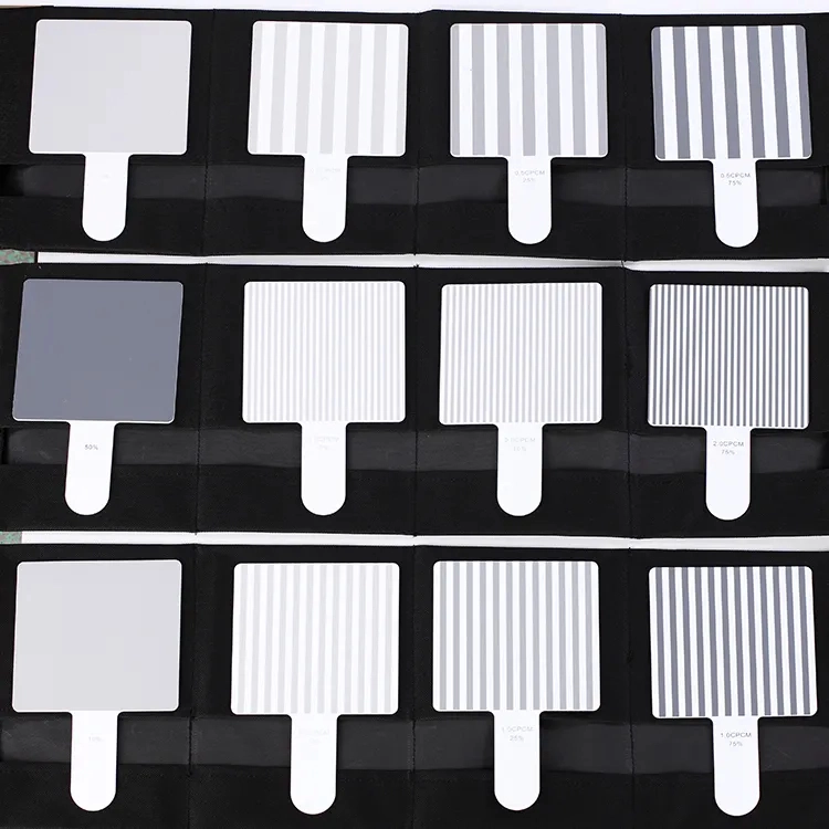 Sensitivity Vision Card For Visual Acuity Test