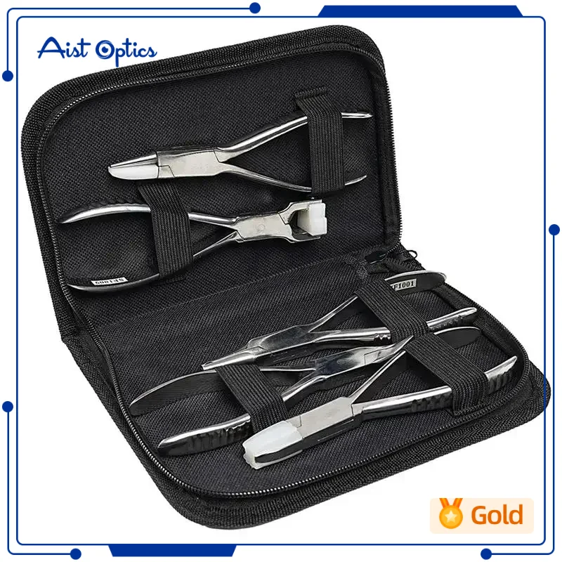 Optical Eyeglasses Plier Set Frame Adjusting Nylon Pocket Glasses ...