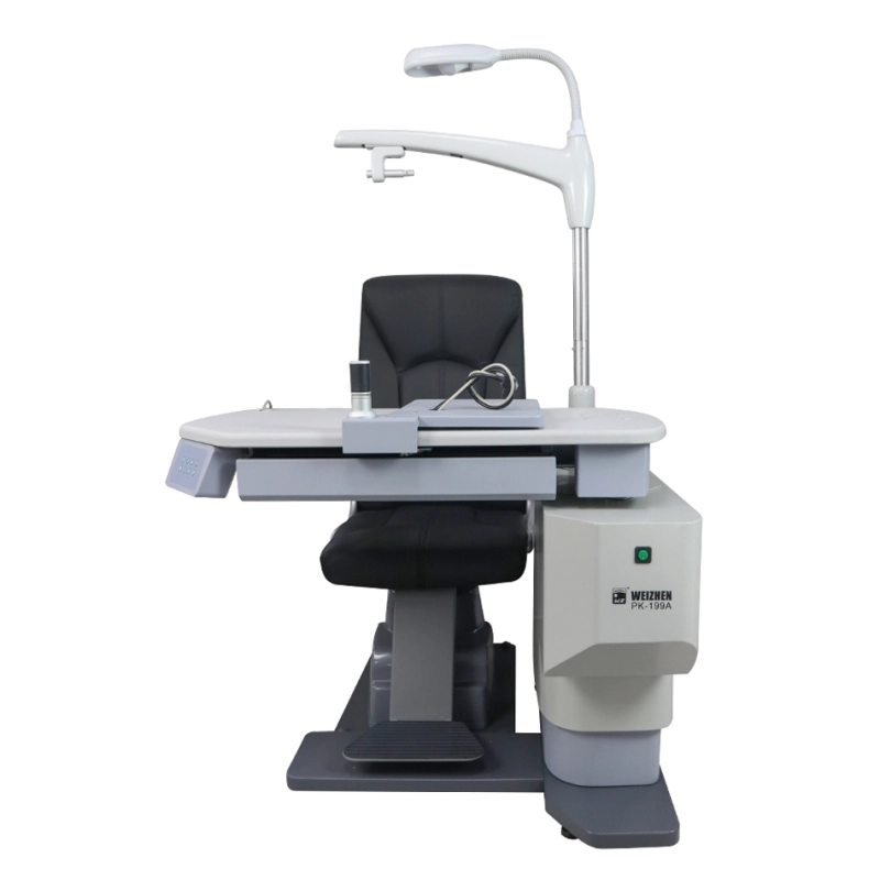 PK-199A Premium Integrated Optometry Electric Table and Chair Set for ...