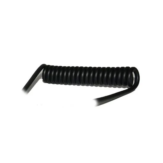TPU Spiral Wire Interphone Headset Usage ,Expandable Wire, Coiled Cable ...