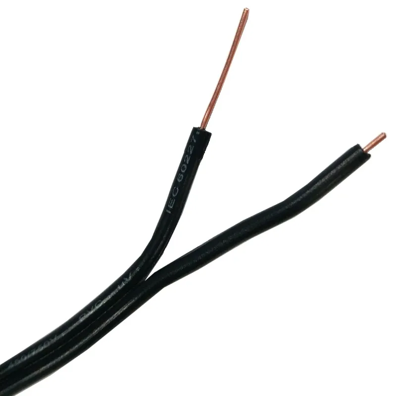 Copper-Covered Steel Wire Conductor PVC Insulated 0.71mm Parallel Cable ...
