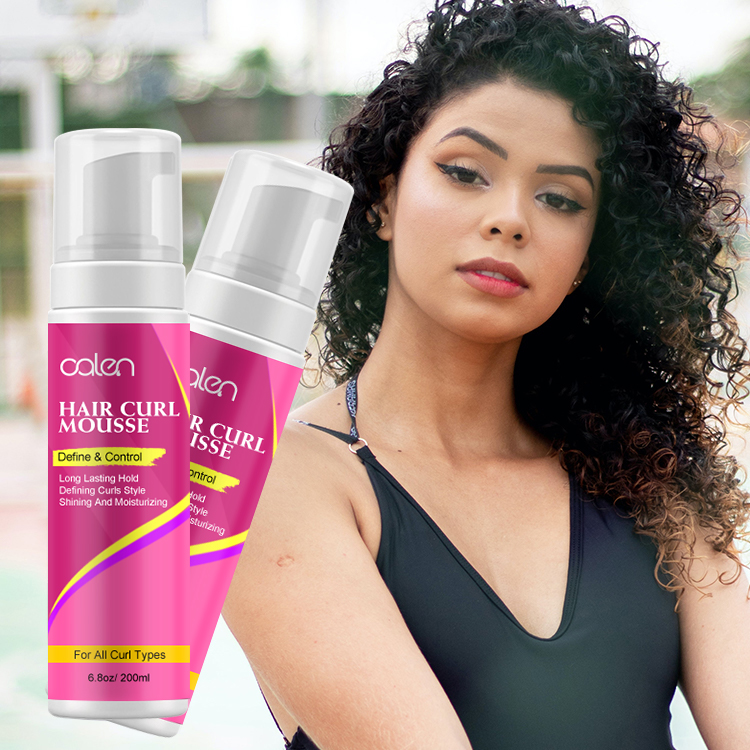 Anti Frizz Hair Mousse Styling Foam Fast Drying Hair Curl Mousse
