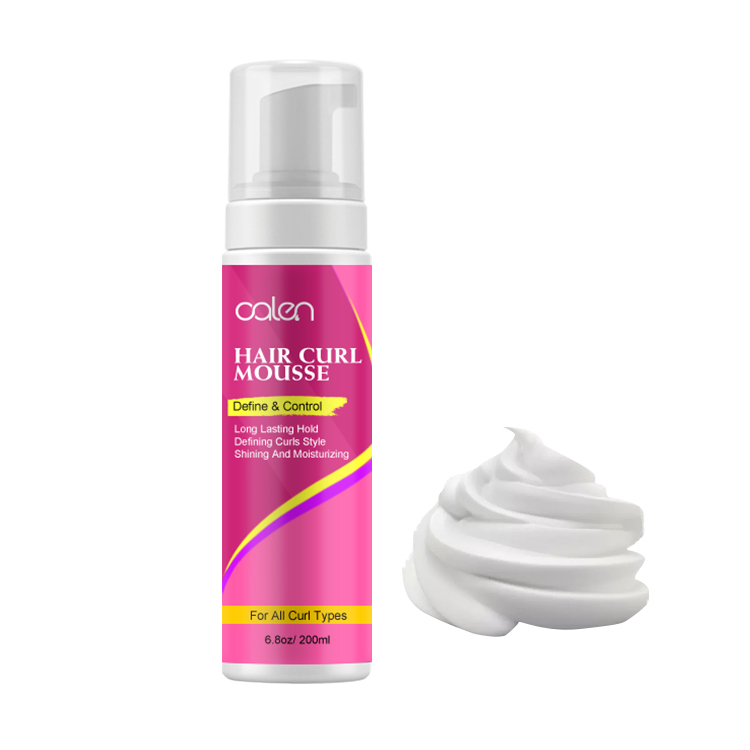 Hair Styling Foam Mousse Moisturizing Frizz-Free Curl Hair Mousse
