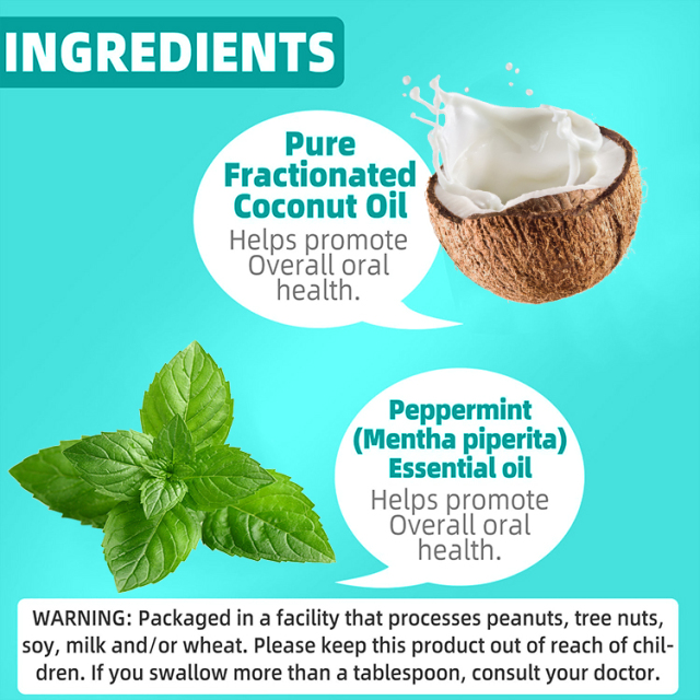 Oral Gum Health Coconut Pulling Oil