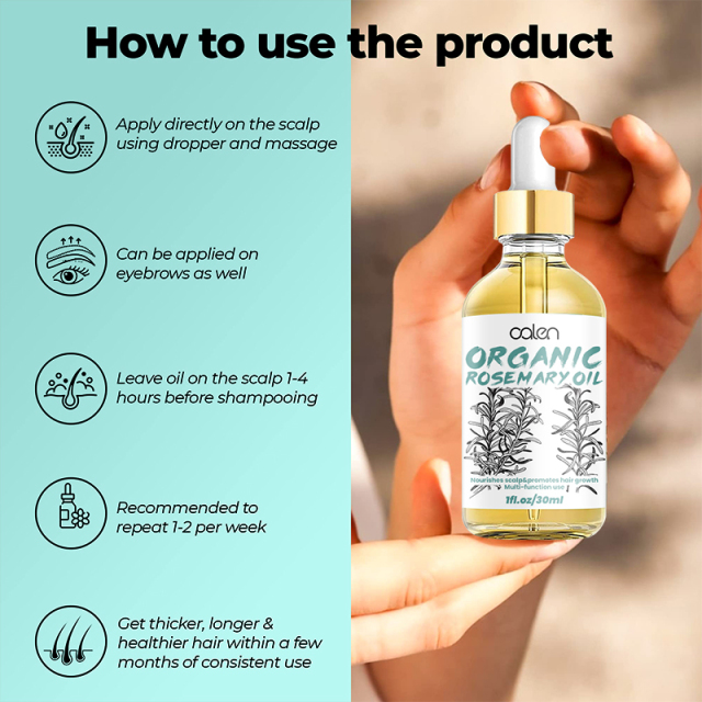 Oalen 30ML ODM OEM Improves Hair Texture Rosemary Oil Hair