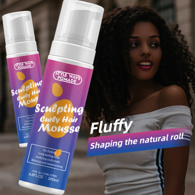 Style Wave Pomade Add Volume Soft Smooth Curly Hair Mousse