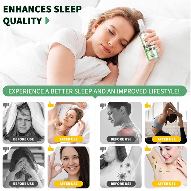 Luxfume 120ML Painless Muscle Relaxation Sleep Aid Magnesium Oil Spray