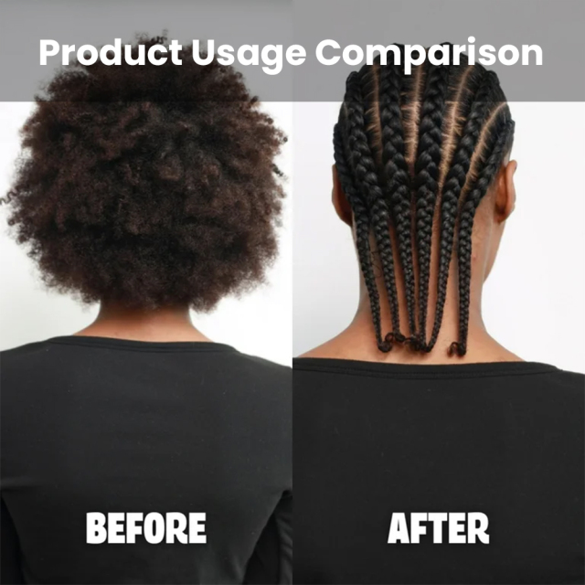 Organic Natural Hair Styling Wax Vegan Cream for Strong Hold Non-Greasy ...