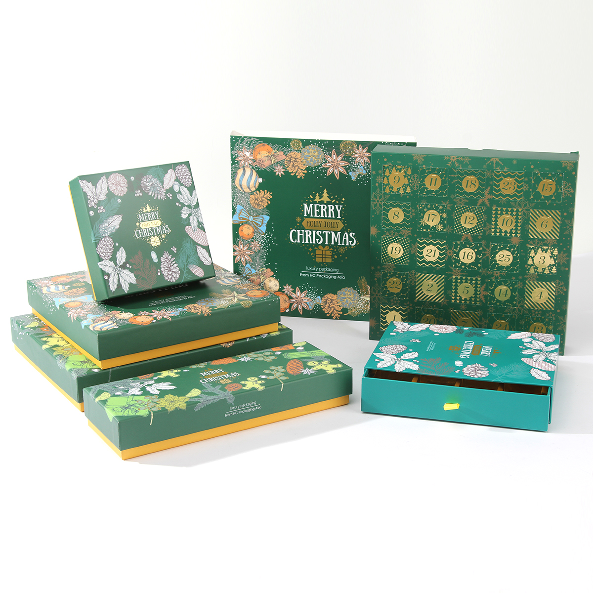 Luxury Private Label Pull Out Box Chocolate Drawer Box Blue Color ...