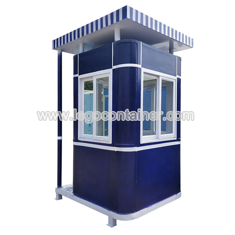 Prefabricated security booths portable ticket booth for sale