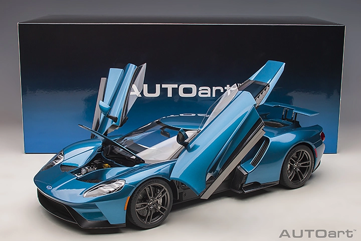 1/12 FORD GT 2017 (LIQUID BLUE)