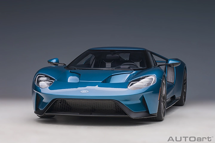 1/12 FORD GT 2017 (LIQUID BLUE)