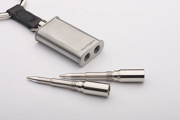 40603 EXHAUST KEYCHAIN WITH MULTI-PURPOSE PENS