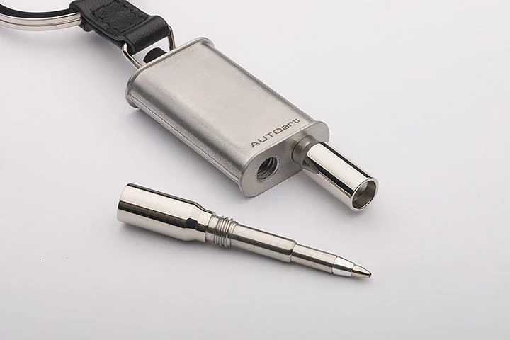 40603 EXHAUST KEYCHAIN WITH MULTI-PURPOSE PENS
