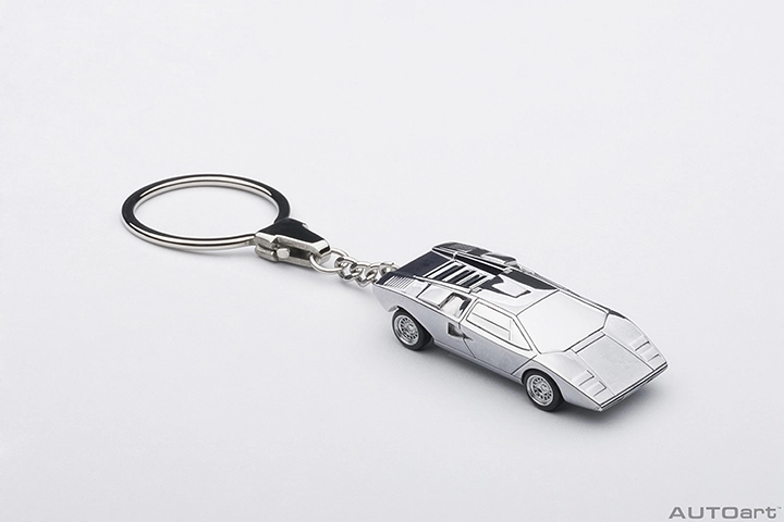 41608 1/87 LAMBORGHINI COUNTACH LP400 (ALUMINUM CAR KEYCHAIN)