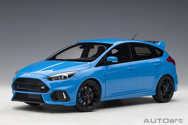 72953 1/18 FORD FOCUS RS 2016 (NITROUS BLUE)