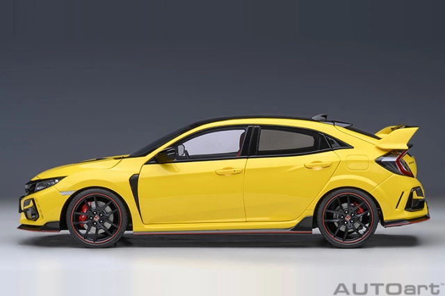 73225 1/18 HONDA CIVIC TYPE R (FK8) LIMITED EDITION (SUNLIGHT YELLOW)