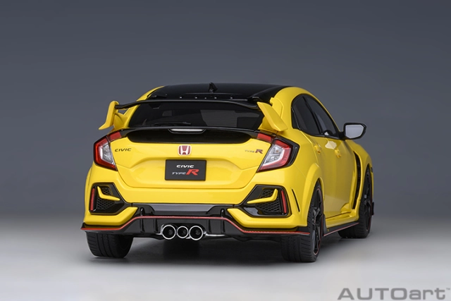 73225 1/18 HONDA CIVIC TYPE R (FK8) LIMITED EDITION (SUNLIGHT YELLOW)