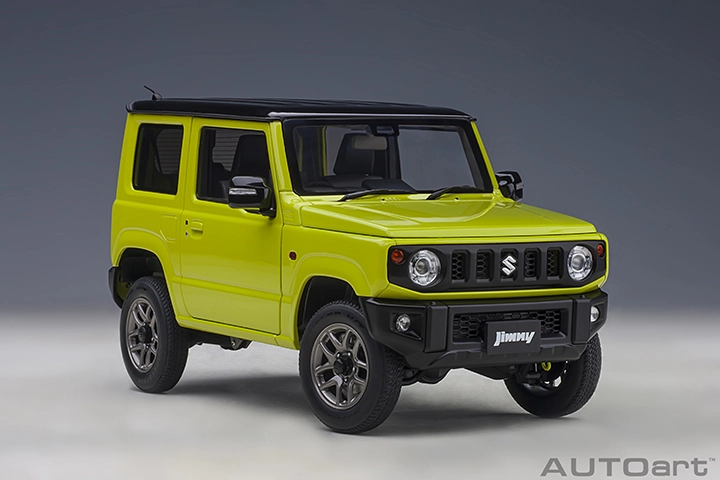 78501 1/18 SUZUKI JIMNY (JB64)(KINETIC YELLOW / BLUISH BLACK PEARL METALLIC ROOF)