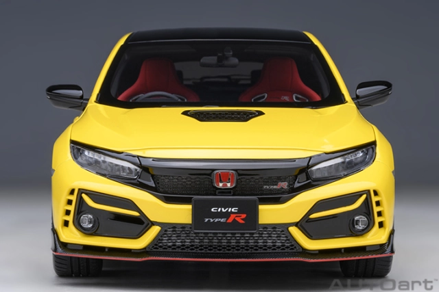 73225 1/18 HONDA CIVIC TYPE R (FK8) LIMITED EDITION (SUNLIGHT YELLOW)