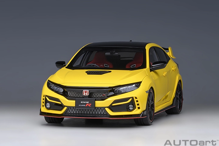 73225 1/18 HONDA CIVIC TYPE R (FK8) LIMITED EDITION (SUNLIGHT YELLOW)