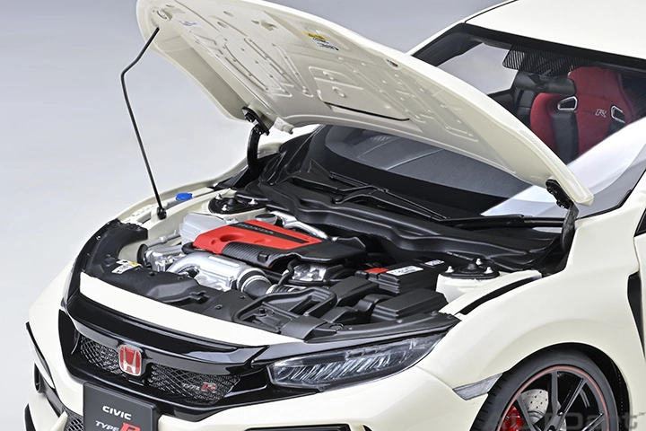 73220 1/18 HONDA CIVIC TYPE R (FK8) 2021 (CHAMPIONSHIP WHITE)