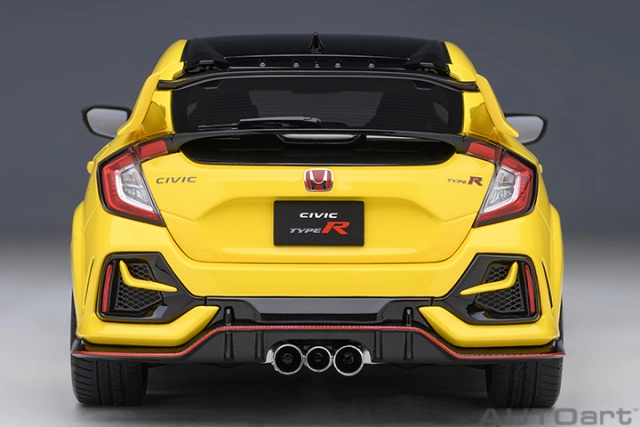 73225 1/18 HONDA CIVIC TYPE R (FK8) LIMITED EDITION (SUNLIGHT YELLOW)