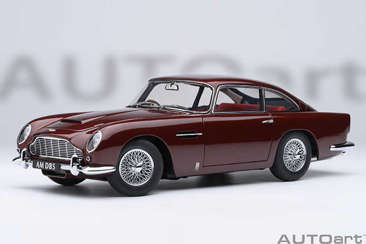 70289 1/18 ASTON MARTIN DB5 (DUBONNET ROSSO/RED)