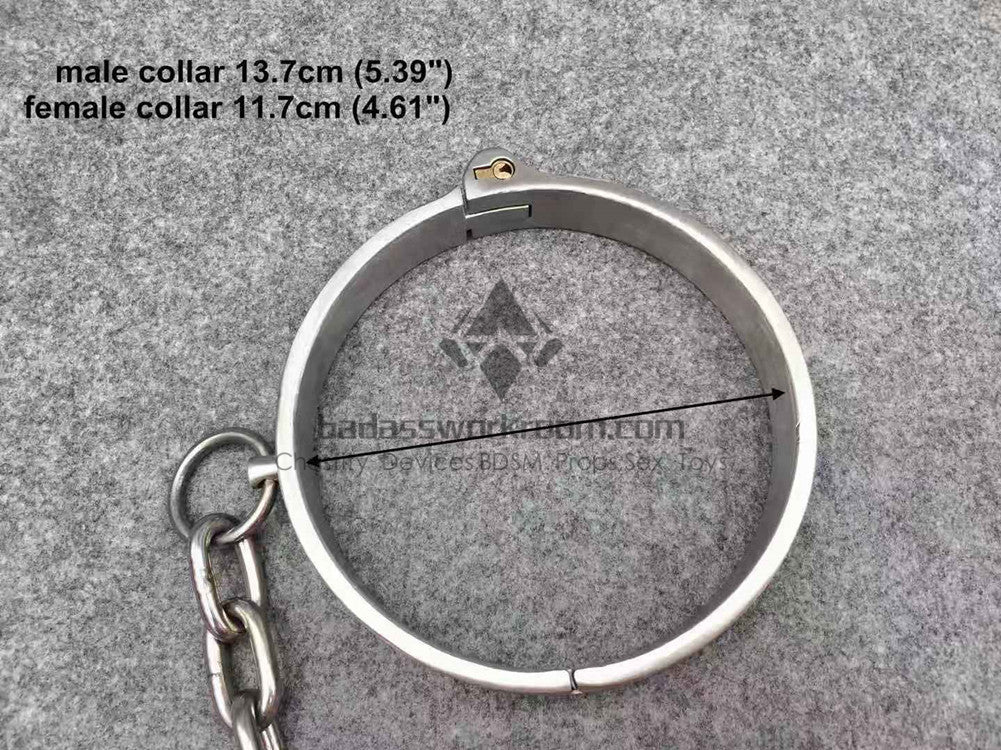 Integrated Cylinder Core Lock Chain Connected Steel Bondage 3 In 1 Kit,