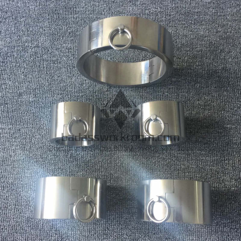 1CM Thickness Heavy Cuffs Set Steel Bondage Kit,Bondage Restraint