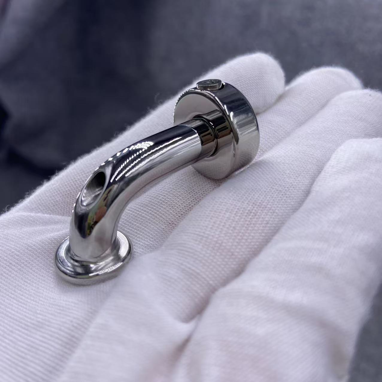 L Shape PA Wand with Locking Ring Stainless Steel 0 Gauge