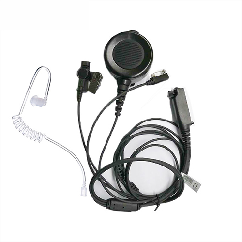 3-Wire Earpiece with Large PTT Button | Power-Time