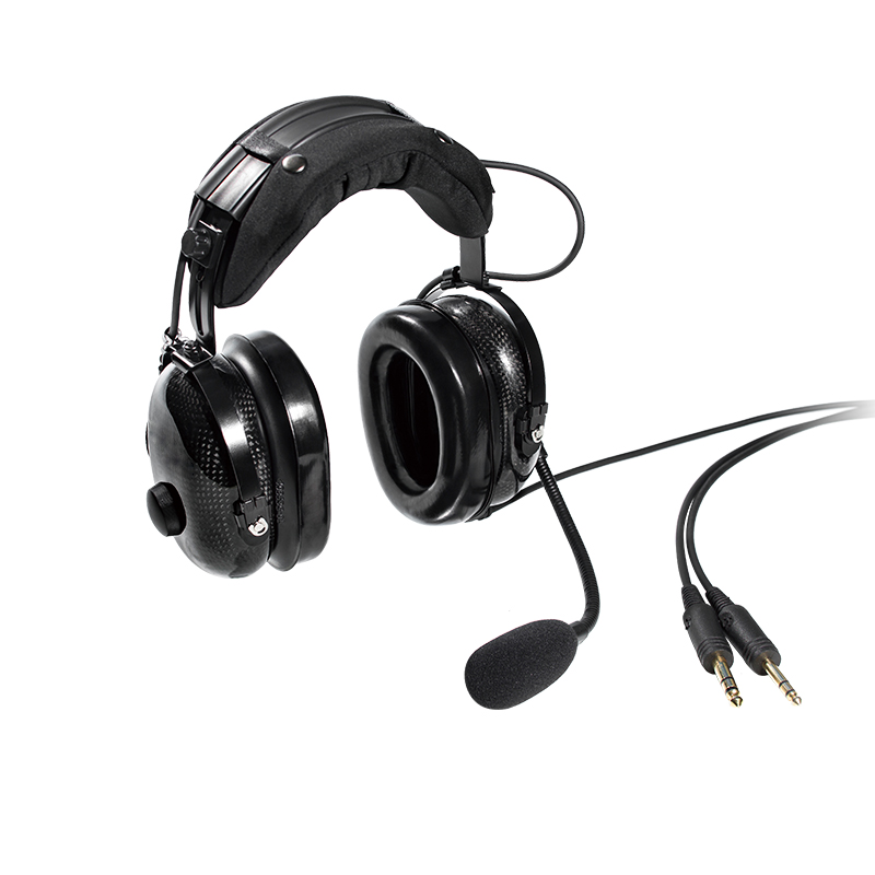 Ultra-Light Carbon Fiber Aviation Headset for GA Pilots