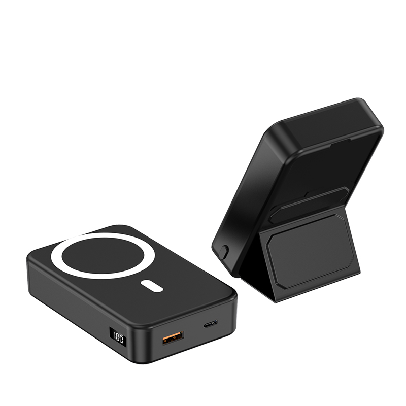 A27-02 Magsafe Wireless Power Bank 20000Mah Foldable Stand Wireless ...