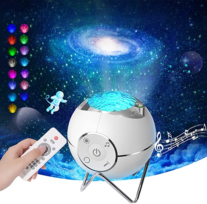 Galaxy Projector Ocean Wave Star Projector Night Light Laser Rotating ...