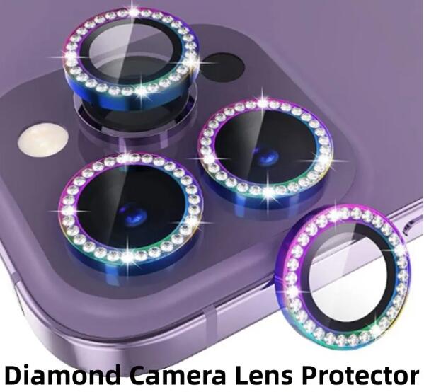 Diamond Flash Camera Lens Protector for iPhone Devices
