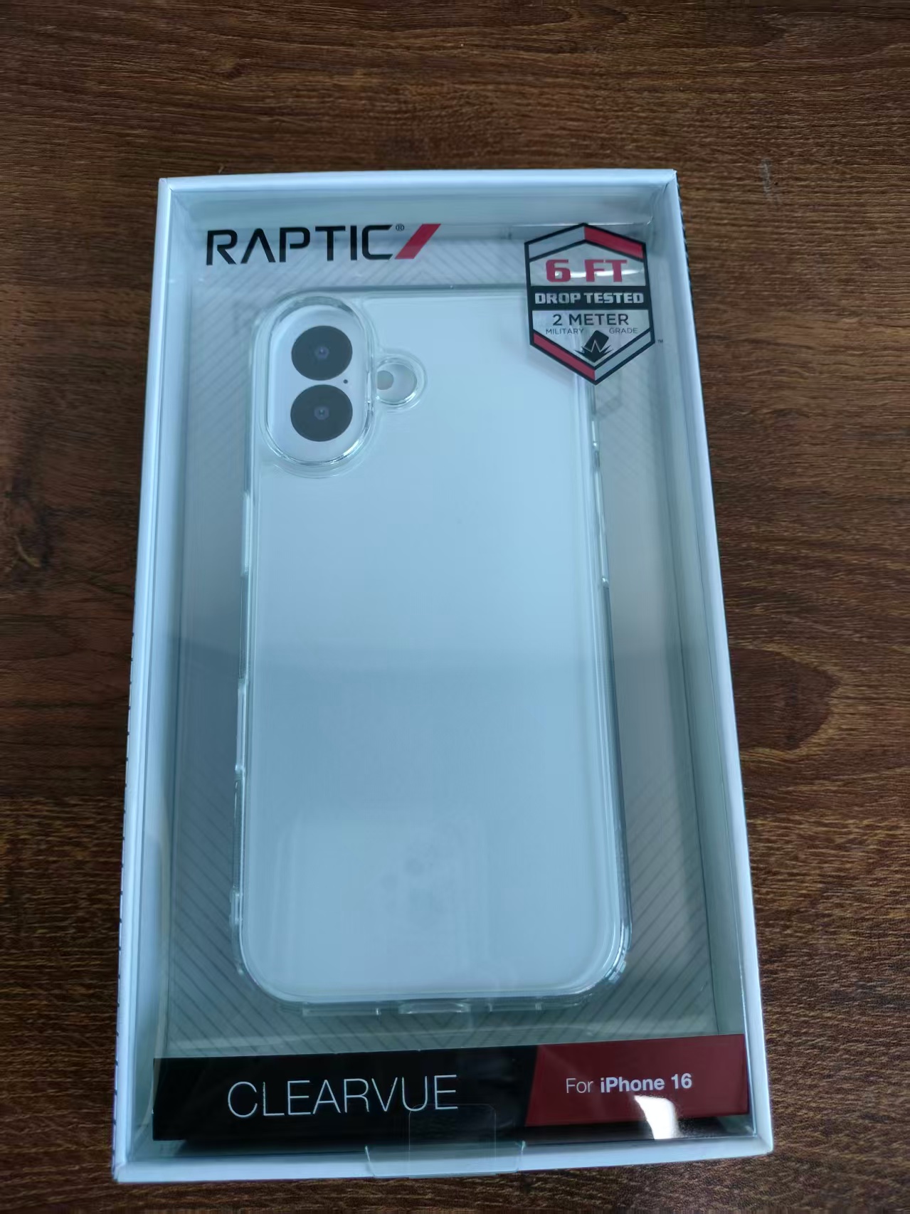 Raptic iPhone 16 ClearVue - Clear