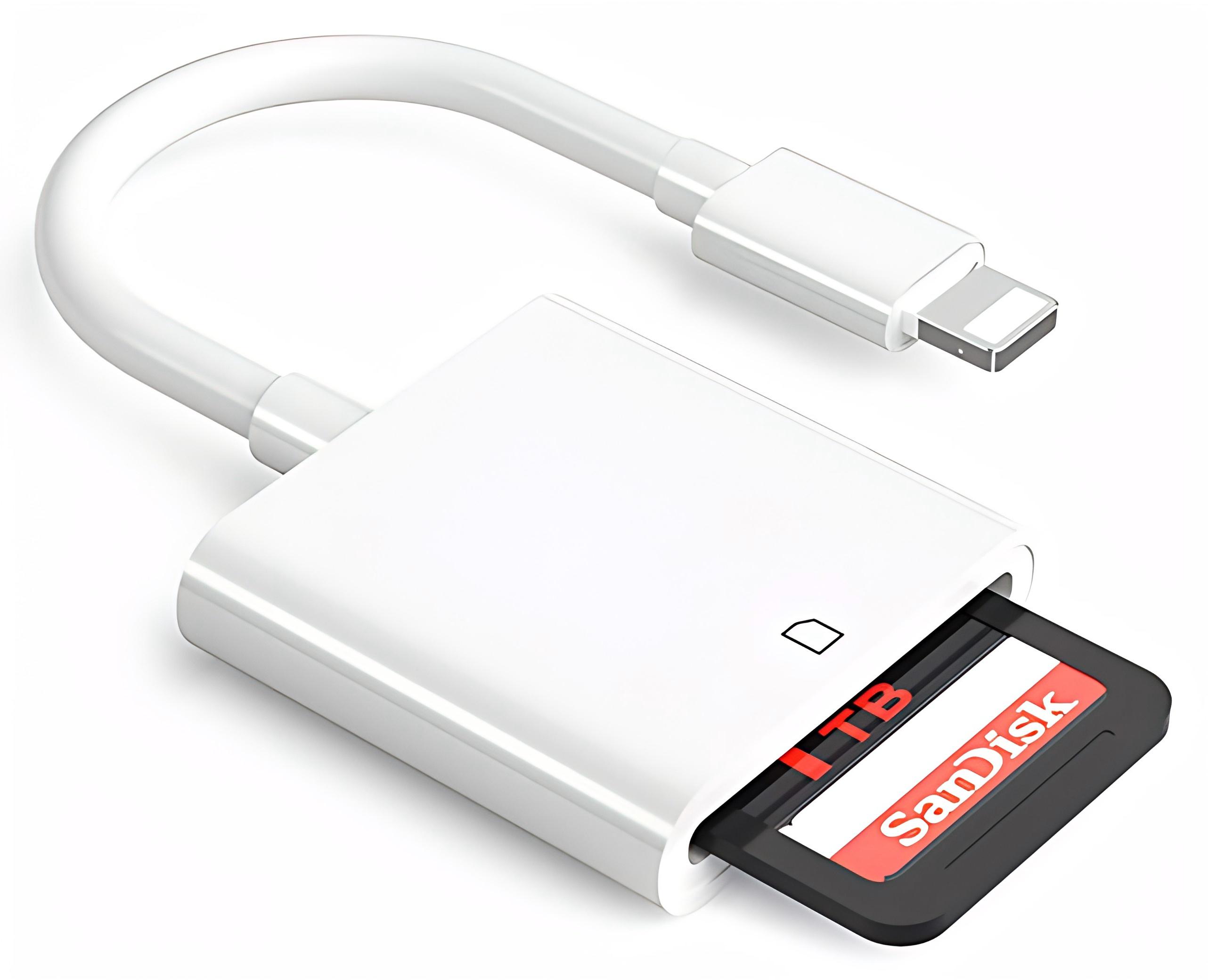LIGHTNING TO SD CARD READER