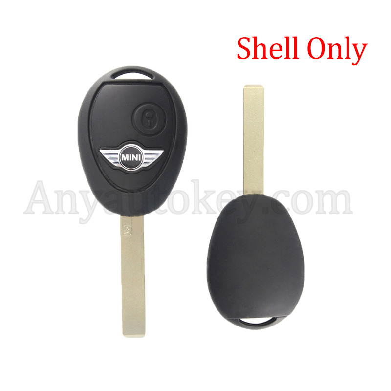 2 Button with logo Remote Car Key Shell For BMW Mini Cooper S R50 R53 MG