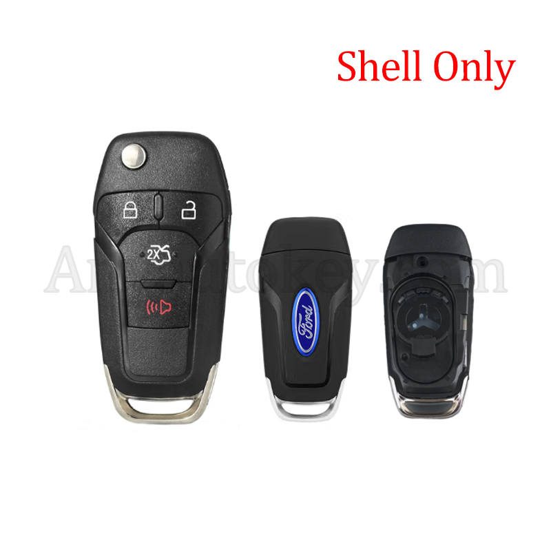 4 Button Ford Remote Key Shell