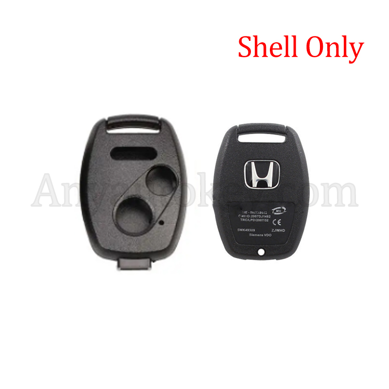 NO Blade 3 Button With Panic Honda Remote Key Shell Without Chip Place