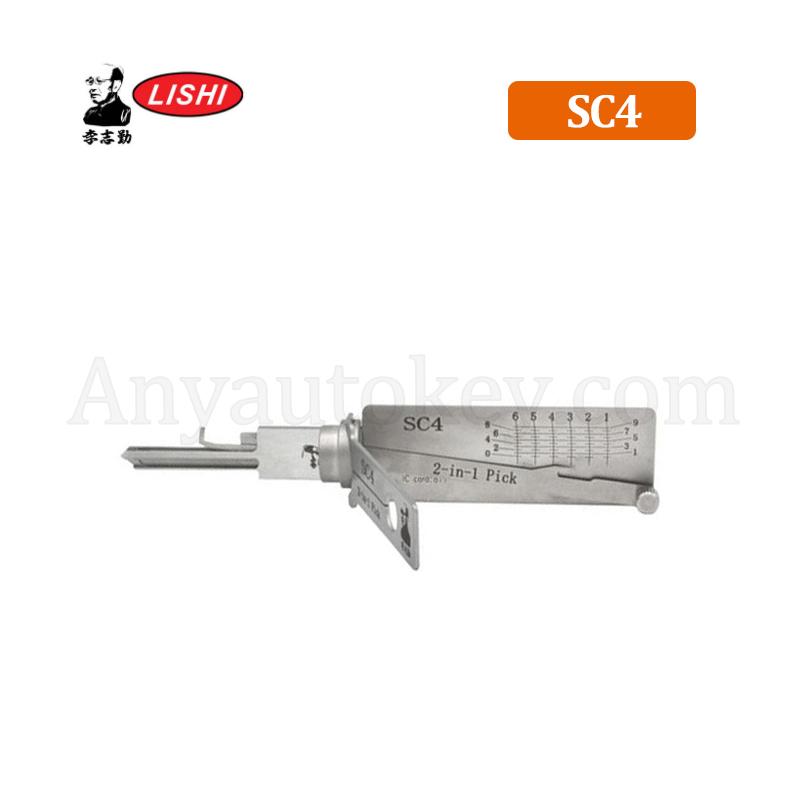 SC4 6-Pin Schlage Keyway Tool 2-in-1 Pick & Decoder