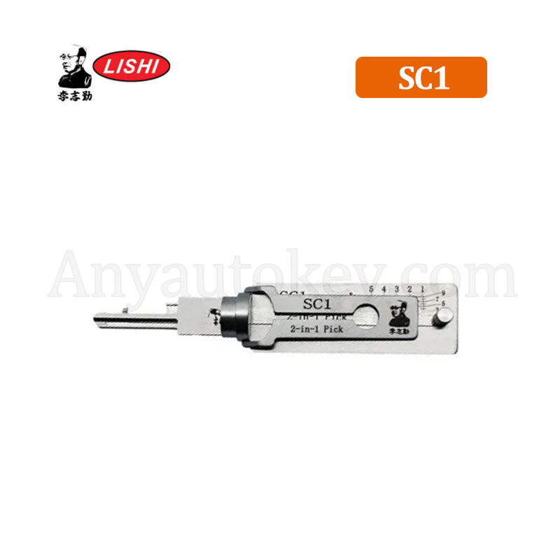 SC1 5-Pin Schlage Keyway Tool 2-in-1 Pick & Decoder