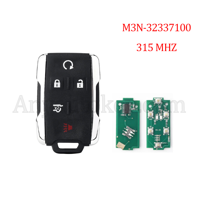 （M3N-32337100）315Mhz 3 Button Chevrolet GMC Remote Key