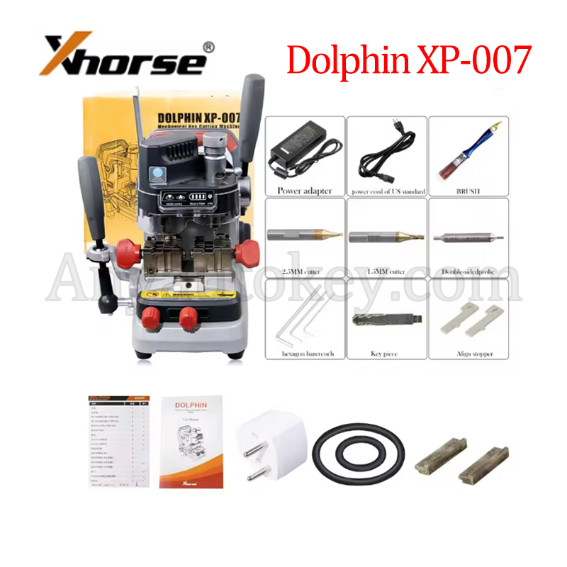 Xhorse Dolphin XP-007 XP007 Key Cutting Machine Manual With Built-in ...