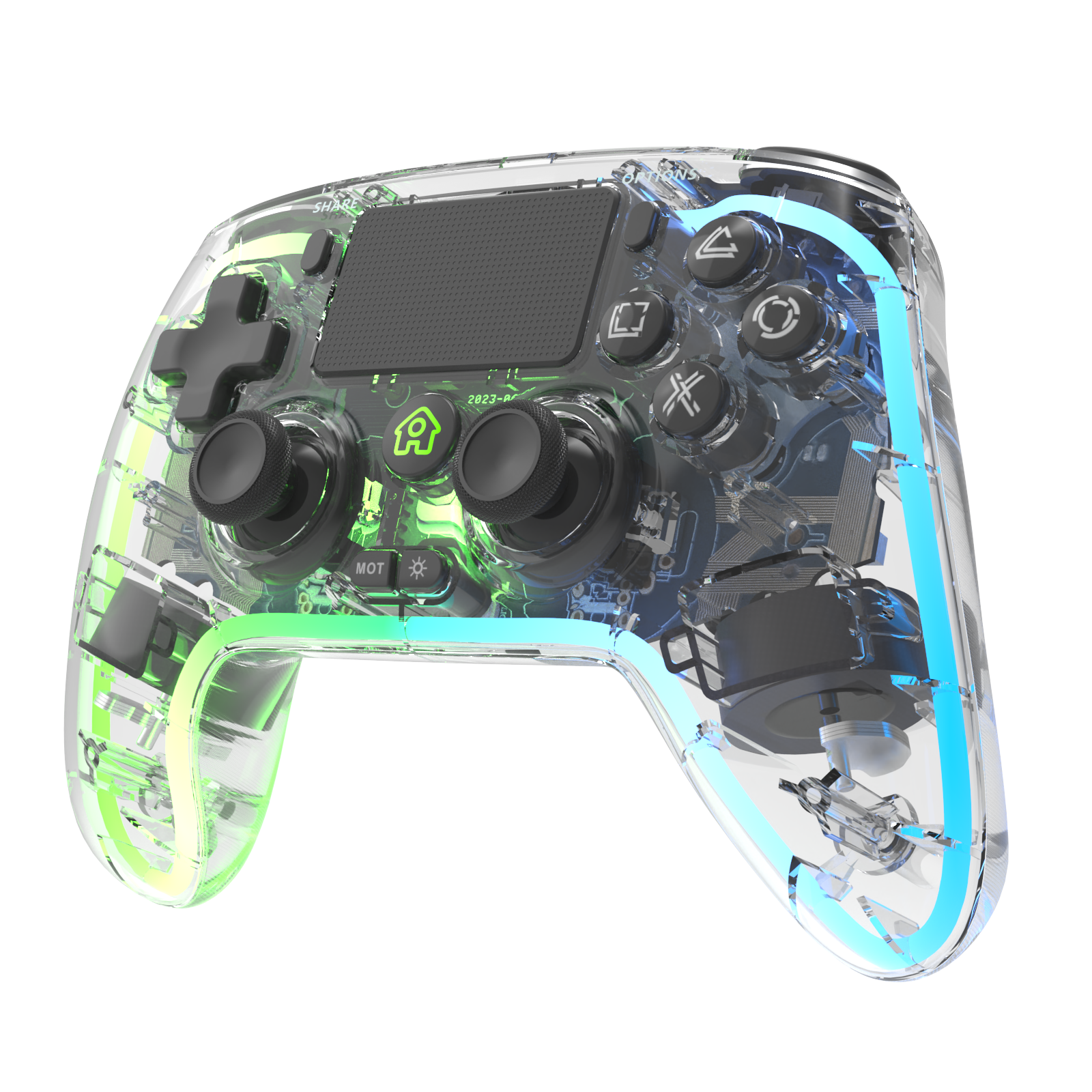 RGB LED Wireless Controller For PS4/PC